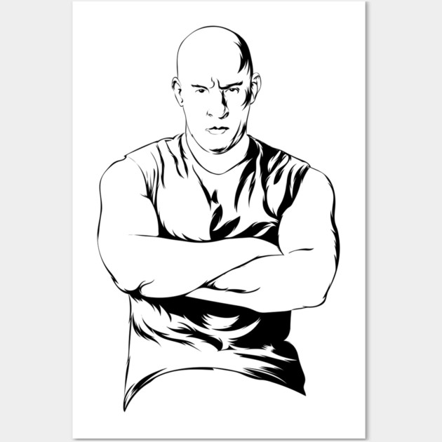 vin diesel coloring pages