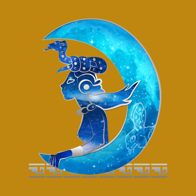 moon goddess mayan myth