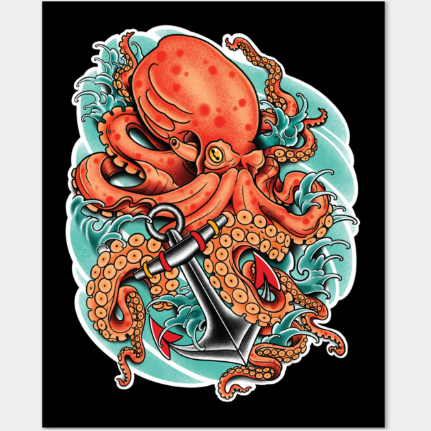large octopus tattoo