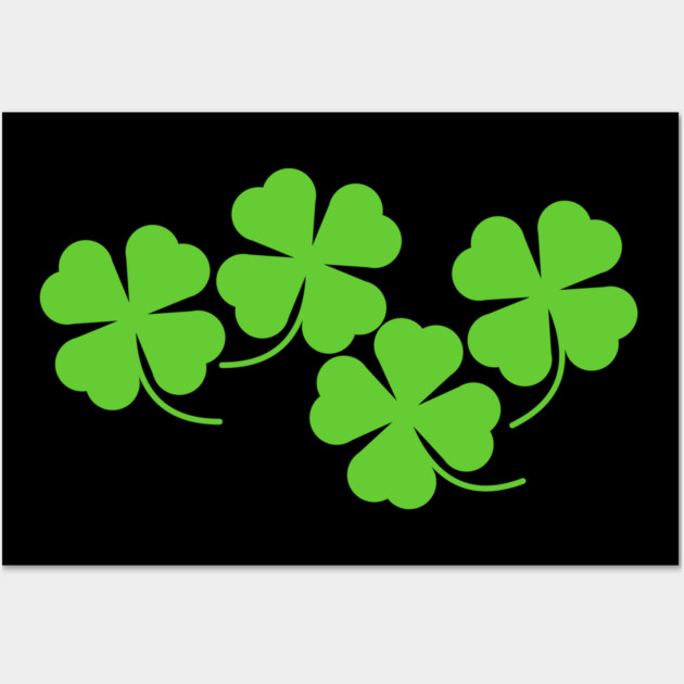 shamrock black background