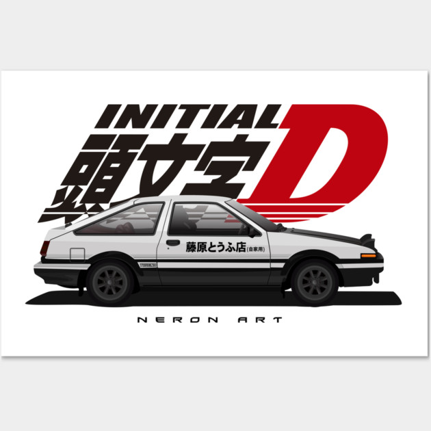 initial d wall art