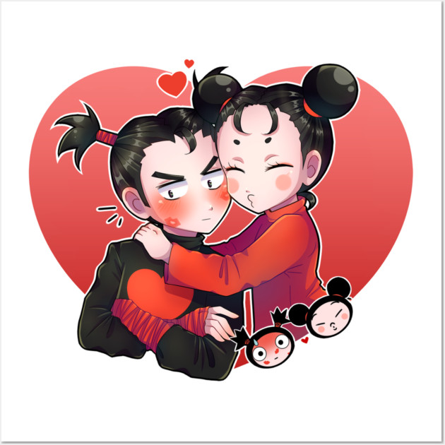 pucca and china kiss