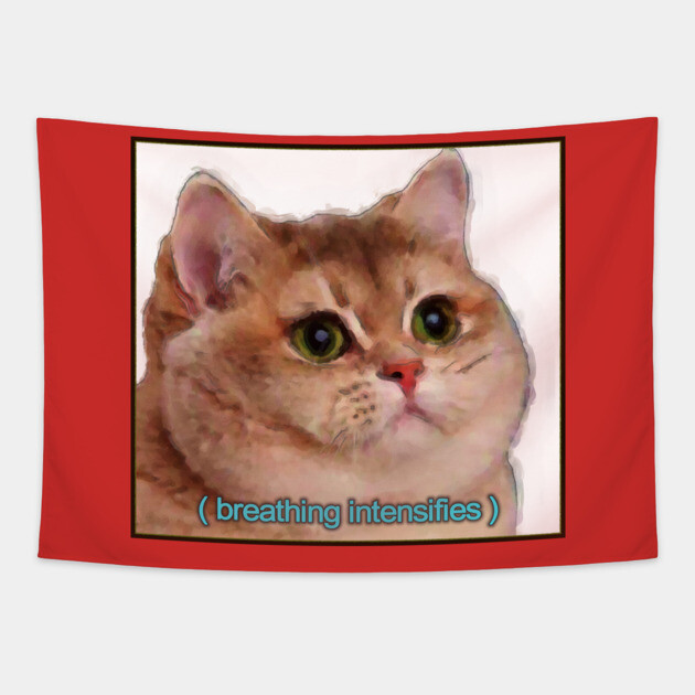 breathing intensifies