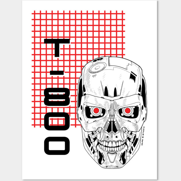terminator head drawing