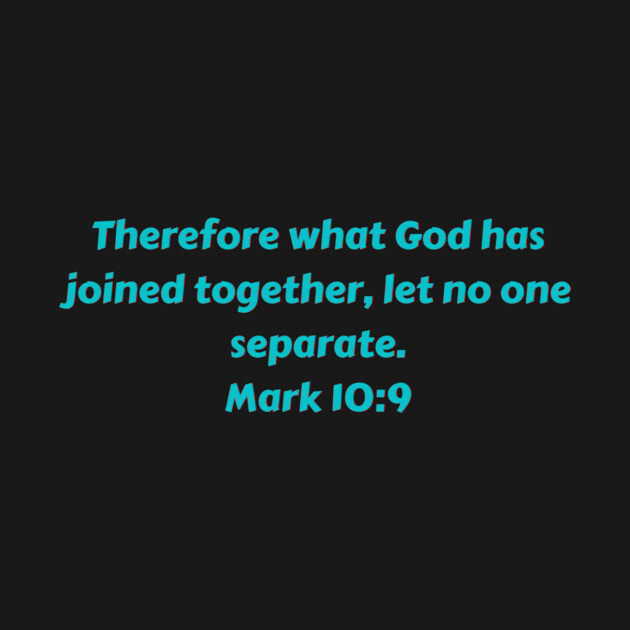 mark 10 9 verse