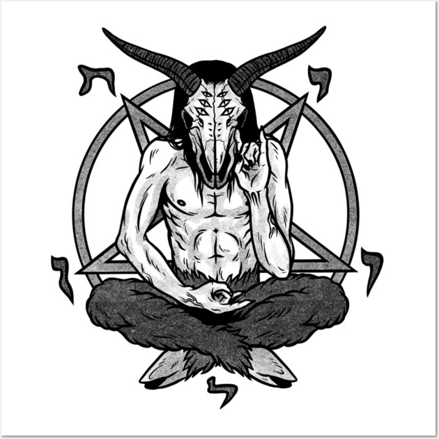 devil goat drawing