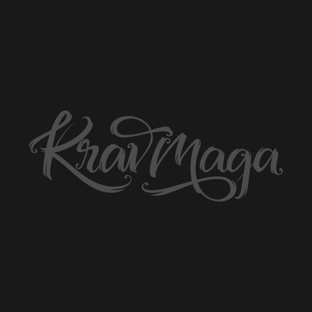 Krav Maga Dark Script - Krav Maga - Pin | TeePublic