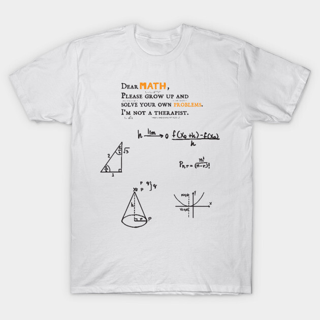 dear math solve your own problems