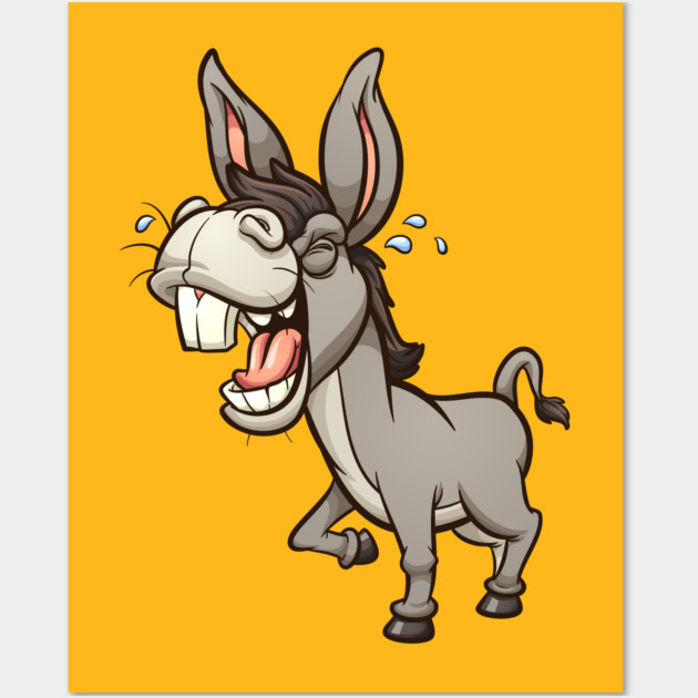 laughing donkey
