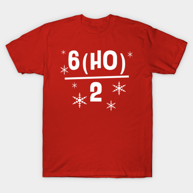 Ho Ho Ho Equation - Santa Claus - T-Shirt | TeePublic