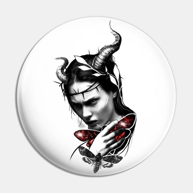 female devil drawing