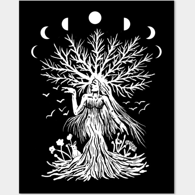 gothic tree drawings