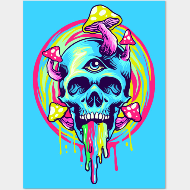 trippy skull