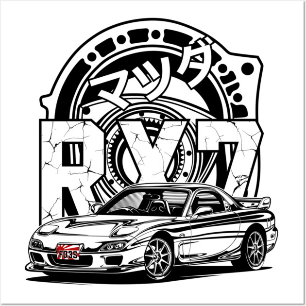 mazda rx7 poster