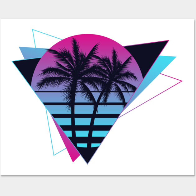 retro palm tree