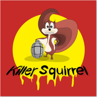 killer squirrel cartoon