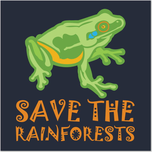 tree frog wall stickers