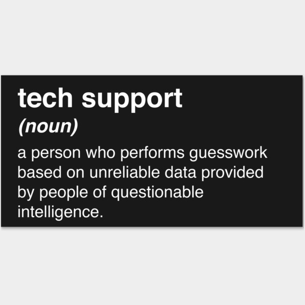 tech support funny