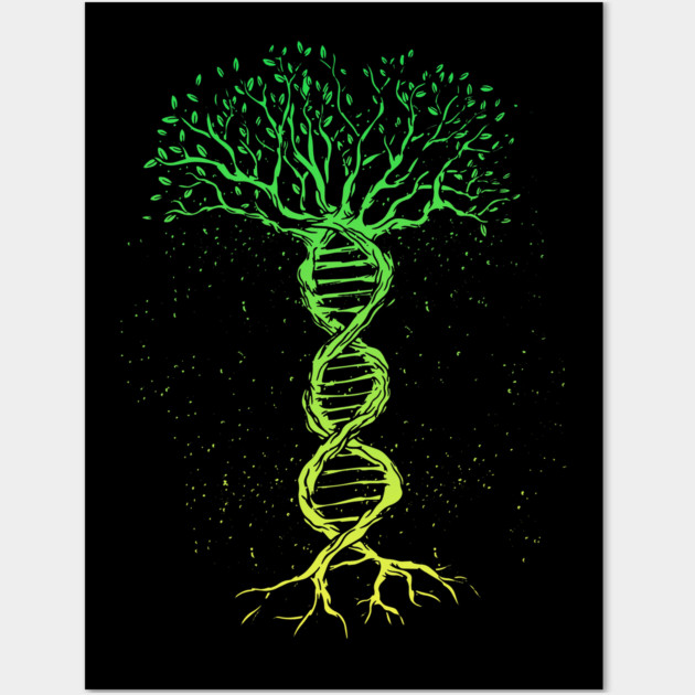 dna tree art