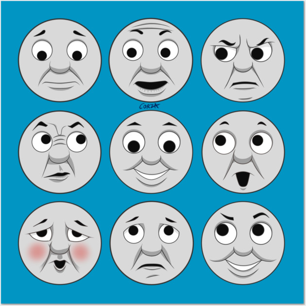 printable thomas the tank engine face