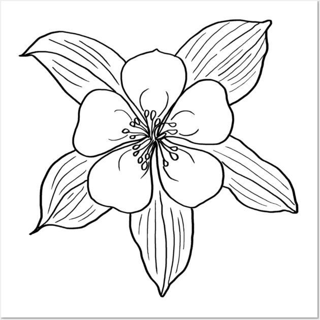 columbine coloring pages