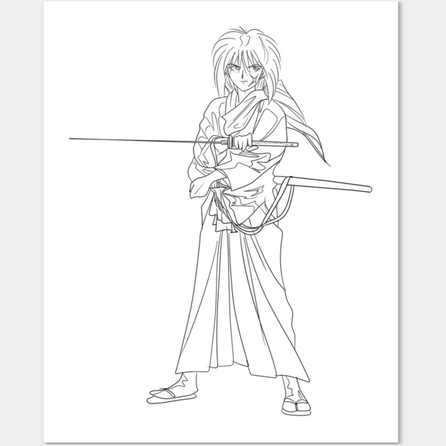 rurouni kenshin coloring book