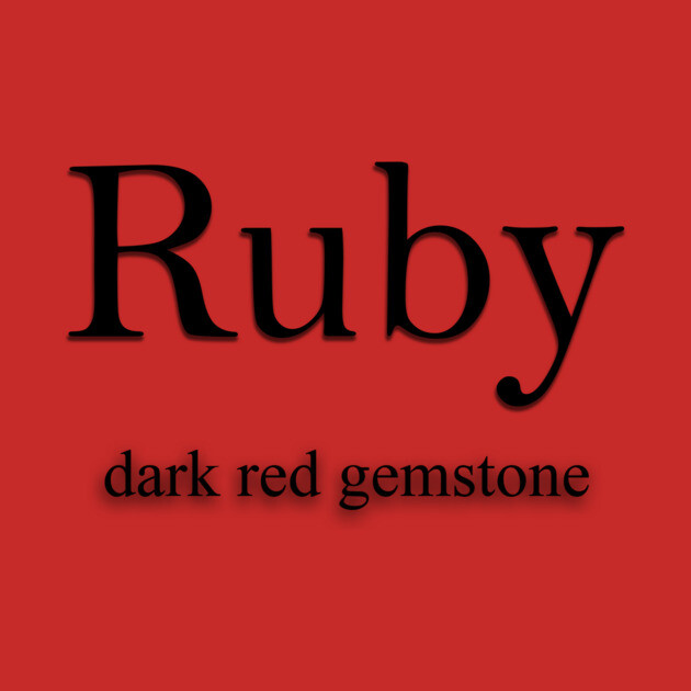 ruby name origin
