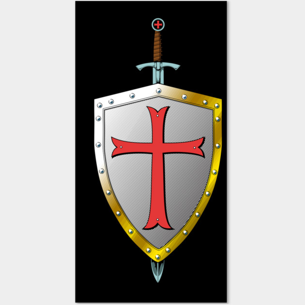 knights templar shield