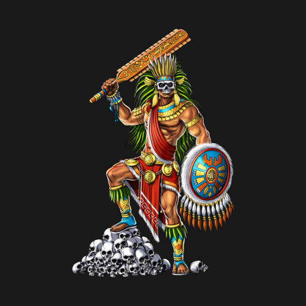 aztec warrior design