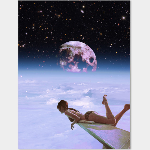 retro outer space art