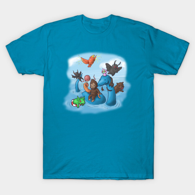 Cryptid party! - Cryptid - T-Shirt | TeePublic