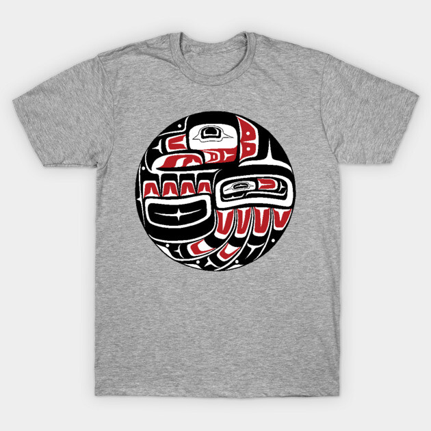 Tlingit Eagle round - Tribal Eagle - T-Shirt | TeePublic