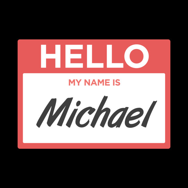 michael nametag