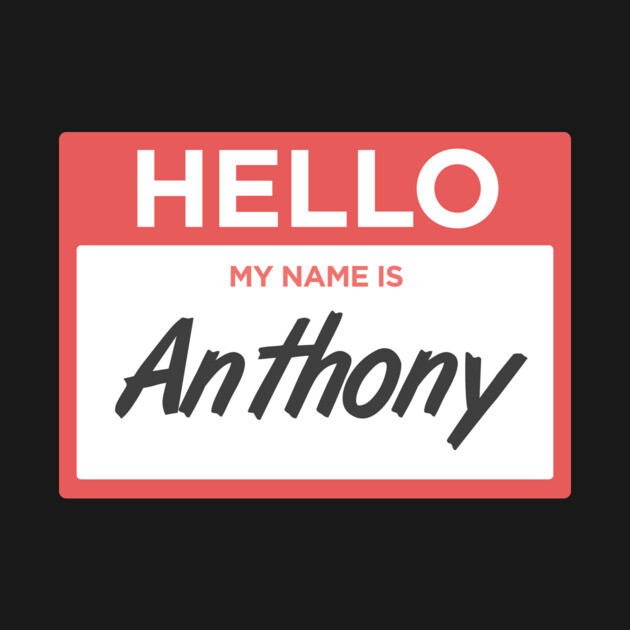 anthony name design