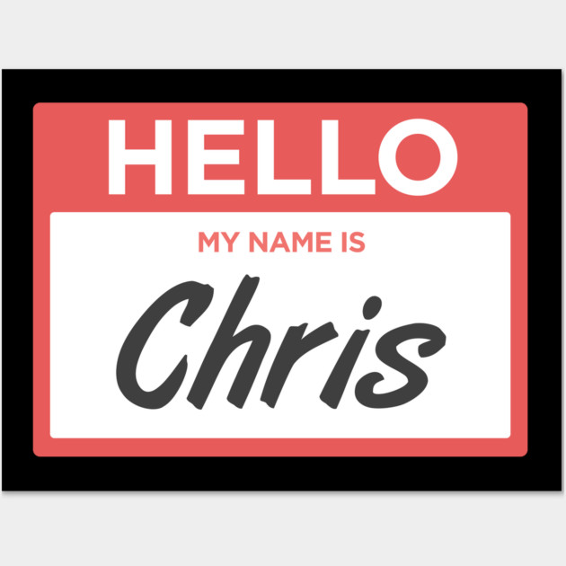 chris name design