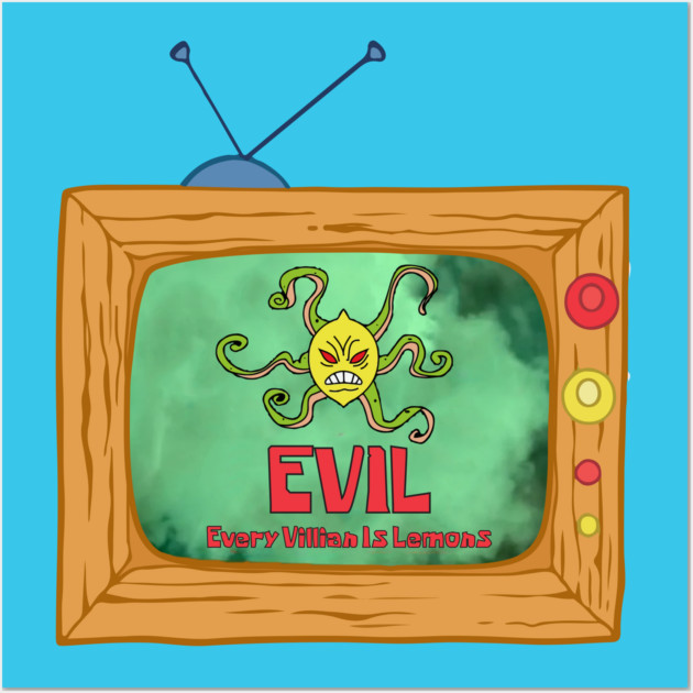 evil spongebob lemons