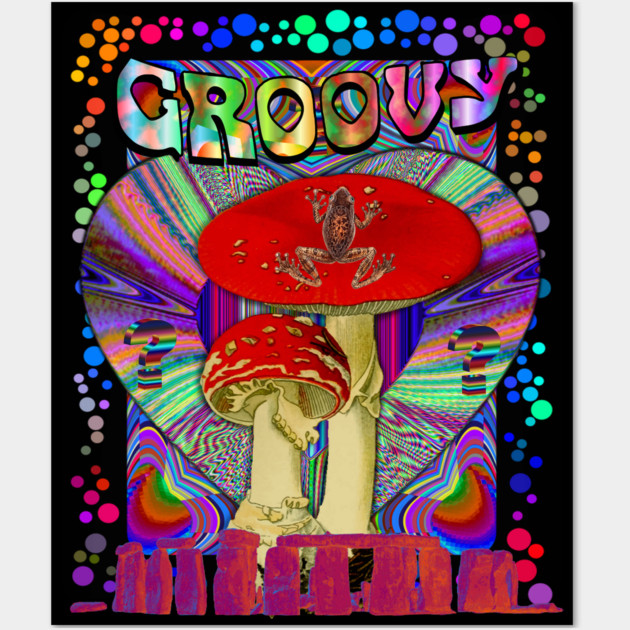 trippy psychedelic poster