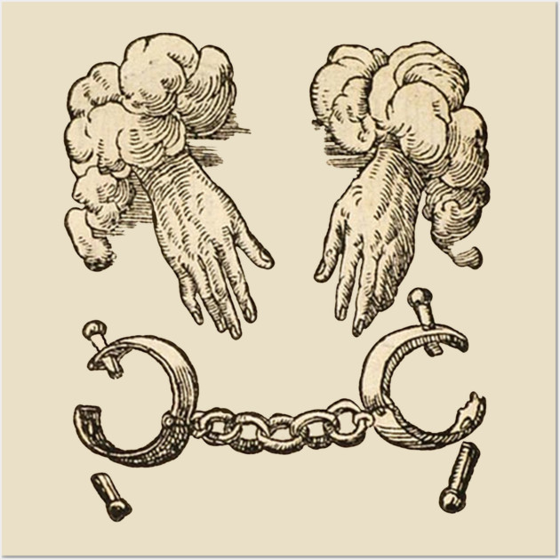 broken shackles drawing