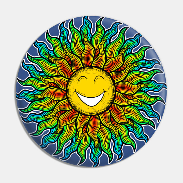 psychedelic sun