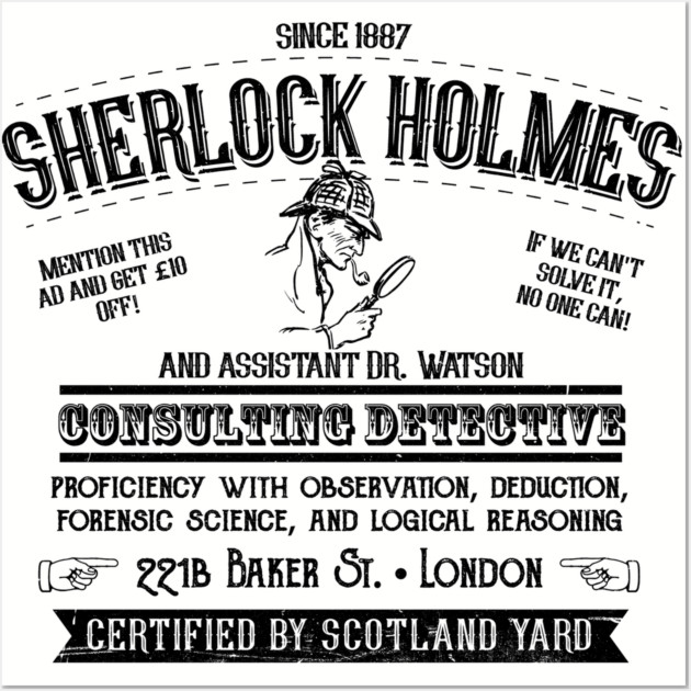 sherlock wall poster