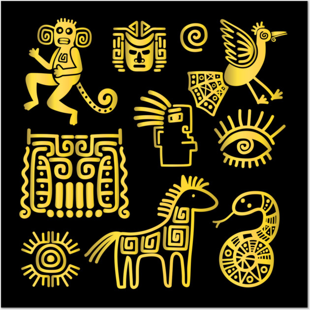 aztec animal art