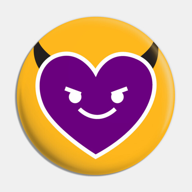 purple devil smiley face
