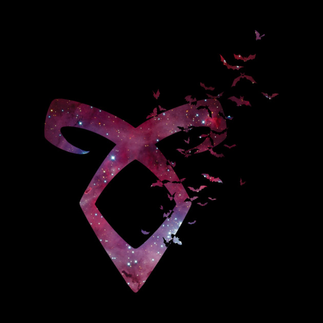 Shadowhunters rune / The mortal instruments - rune bats (red galaxy ...