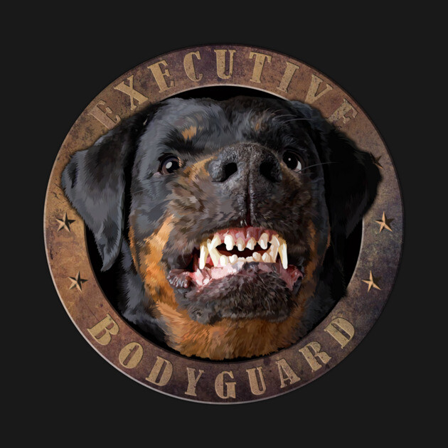 angry rottweiler