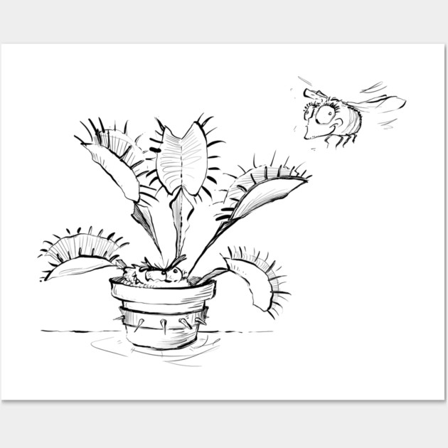 venus flytrap drawing for kids