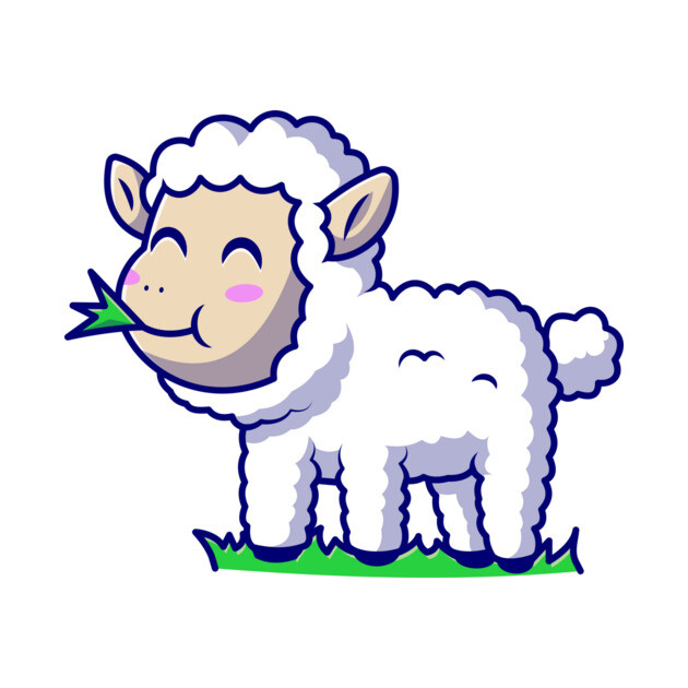 cute sheep vector