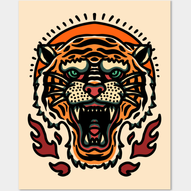 tiger head design