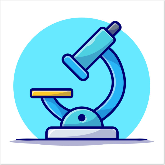 microscope vector art