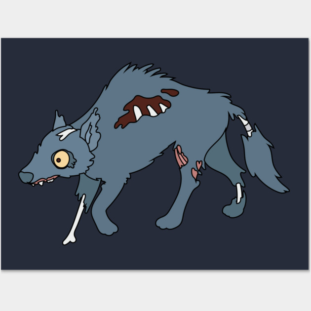 zombie wolf art