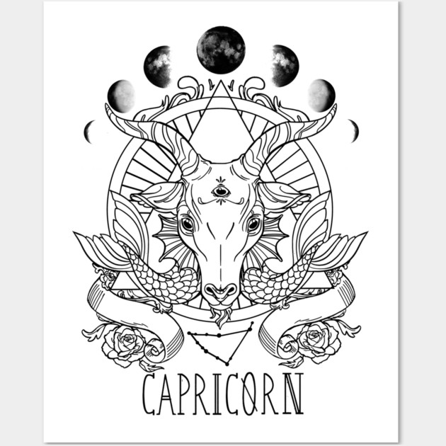 capricorn coloring sheet